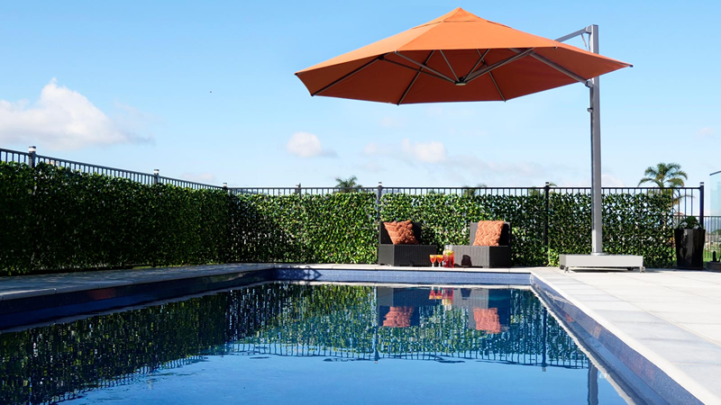 Pool Umbrellas - Marine-grade Aluminium - Shadowspec Umbrellas Australia
