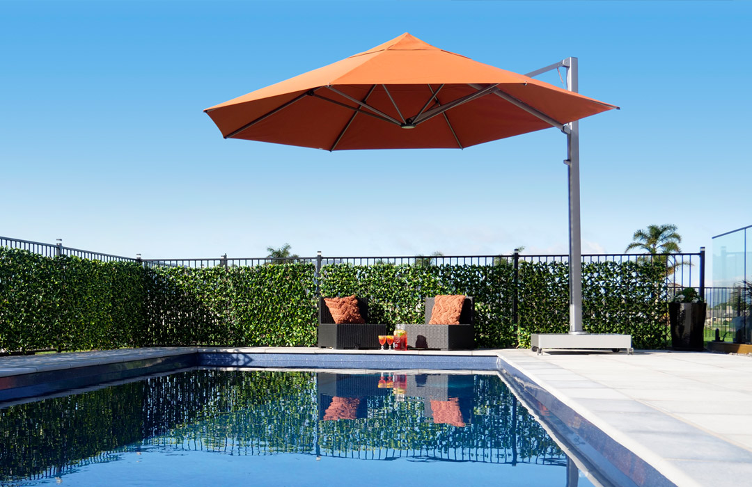 Pool Umbrellas - Marine-grade Aluminium - Shadowspec Umbrellas Australia